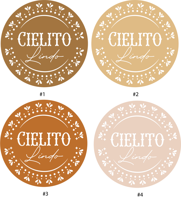 Cielito Lindo Favor stickers – 208 Sticker Lab
