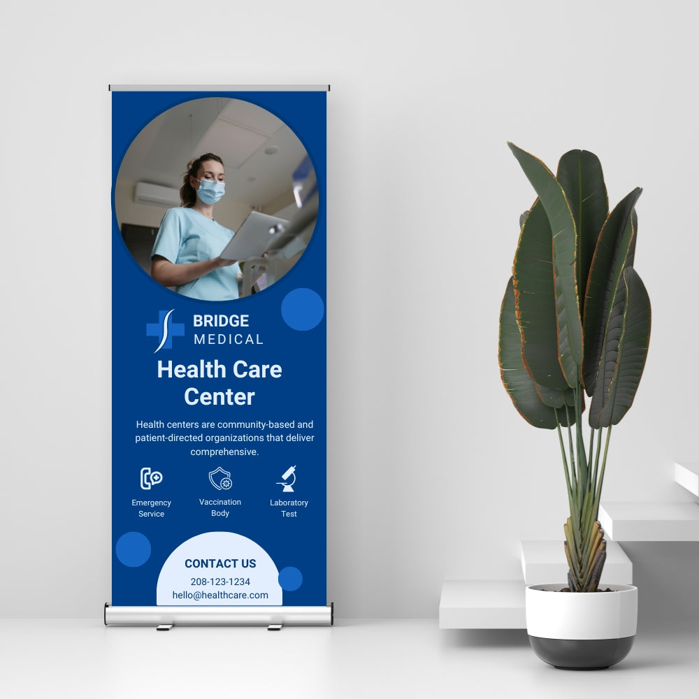 Custom Retractable Banners 33" – 208 Sticker Lab